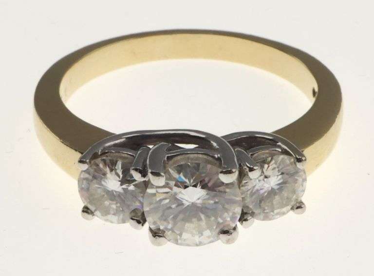 14k Gold 1.80 ct Diamond Ring 5.9g - Dixon's Auction at Crumpton