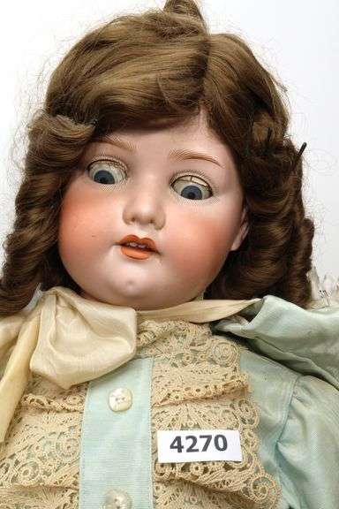 Antique Armand Marseille Bisque Head Doll with Parlor Chair - Dixon's ...