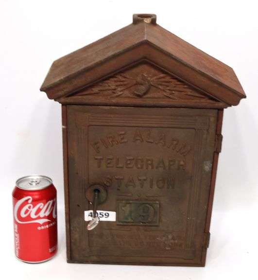 Antique Gamewell Fire Alarm Telegraph Station - Dixon's Auction at Crumpton