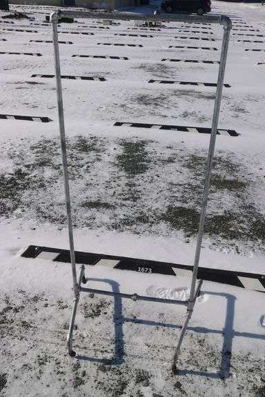 Galvanized Pipe Rack - Dixon's Auction at Crumpton