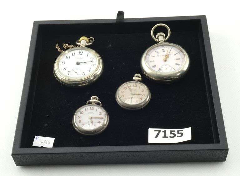 Tray Lot of Pocket Watches - Dixon's Auction at Crumpton