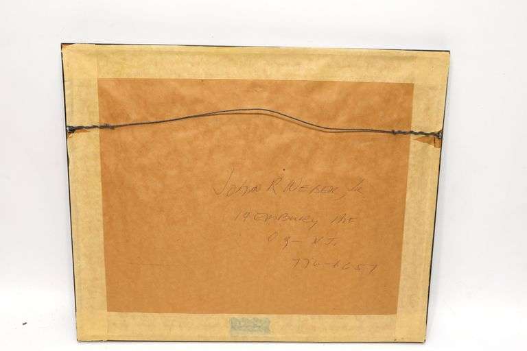 John R. Weber Jr Ink Drawing - Dixon's Auction at Crumpton