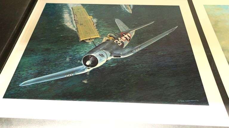2 WWII Fighter Plane Prints - Dixon's Auction at Crumpton