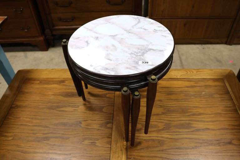 MCM Stacking Cocktail Tables - Dixon's Auction at Crumpton