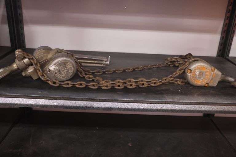 Wright 3 Ton Chain Fall - Dixon's Auction at Crumpton