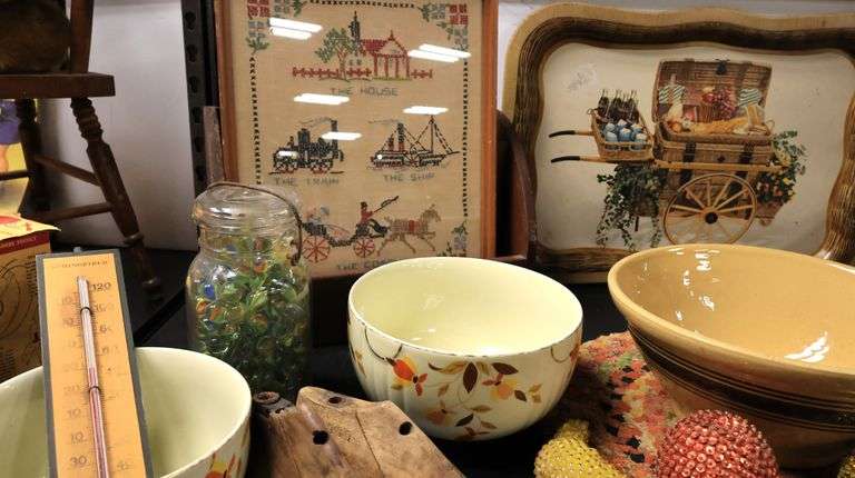 Hall Autumn Leaf Bowls, Beaded Fruit, Yellow Ware Bowl, Redware ...