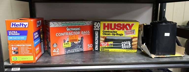 Open Box: Four Boxes of Contractor Bags, [As-Is, Item(s) Is New and/Or ...
