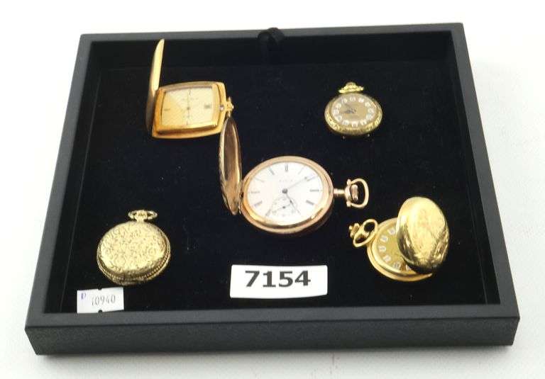 Tray Lot of Pocket Watches - Dixon's Auction at Crumpton