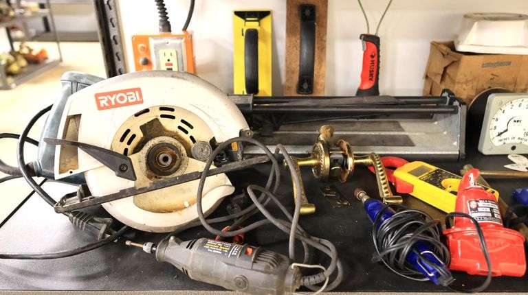 Jumper Cables, Jig Saw, Power Tools, Etc. - Dixon's Auction at Crumpton