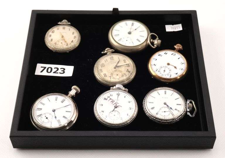 Tray Lot of Pocket Watches - Dixon's Auction at Crumpton