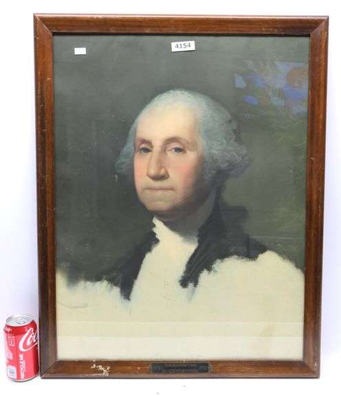 Antique Print After the Athenaeum Portrait of Washington - Dixon's ...