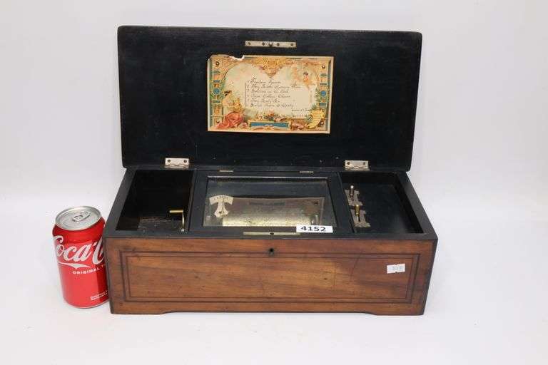 Antique French Music Box, Untested - Dixon's Auction at Crumpton