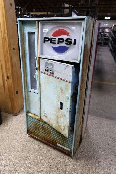 Used: Vintage Pepsi Machine, [As-Is, Item(s) Is Currently Untested or ...