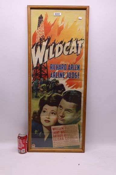 Vintage Wildcat Movie Poster - Dixon's Auction at Crumpton