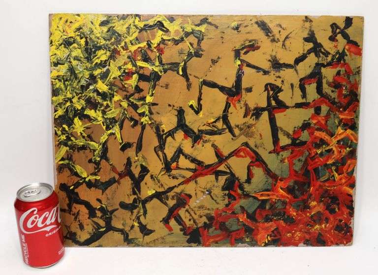 Sakari Holman Oil Painting - Dixon's Auction at Crumpton