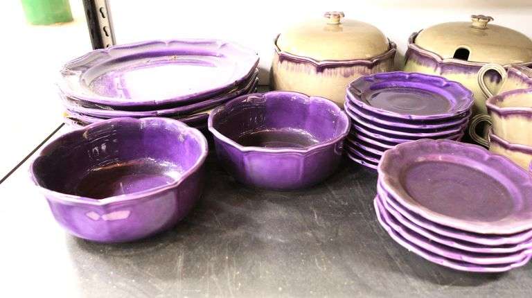Assortment of MCM Pottery Dishes - Dixon's Auction at Crumpton
