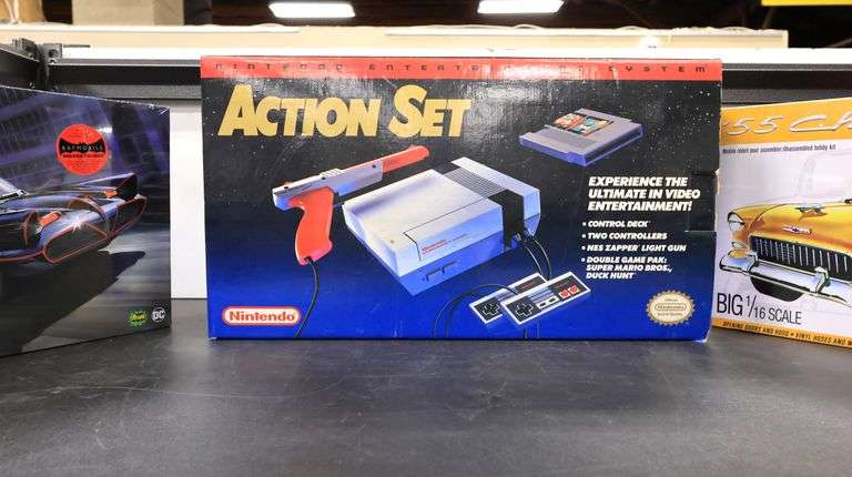 Nintendo Nes Game Set in Box and Two Models - Dixon's Auction at Crumpton