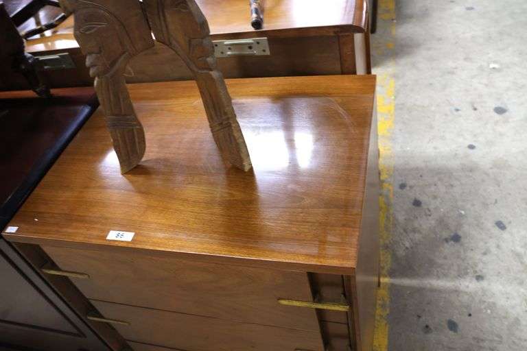 Basic-Witz MCM Walnut Nightstand - Dixon's Auction at Crumpton