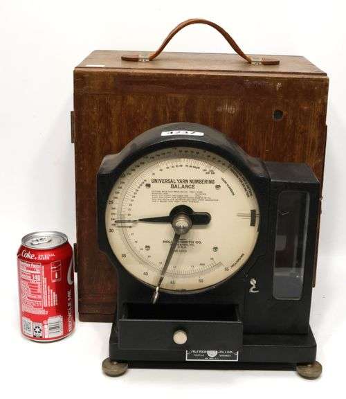 Vintage Alfred Sutter Universal Yarn Numbering Balance with Case ...
