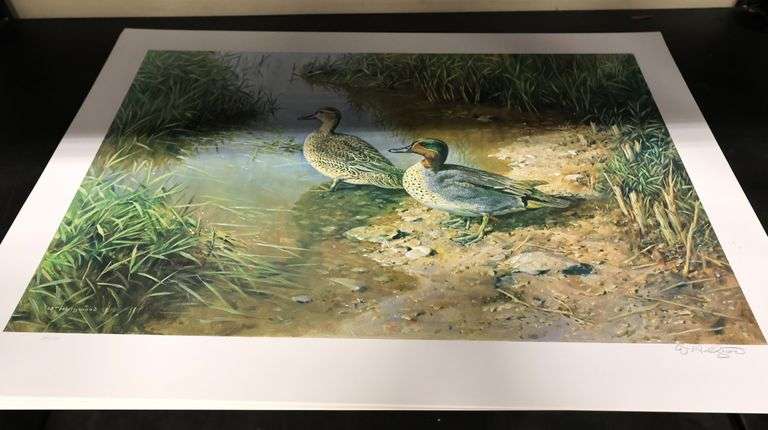 Stack of Signed William Hollywood Mallard Prints - Dixon's Auction at ...