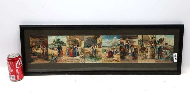 Antique Postcard Series, Framed - Dixon's Auction at Crumpton