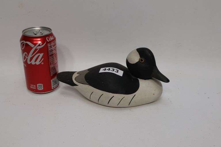 Ray Walker Jr. Chincoteague, VA Bufflehead Duck Decoy - Dixon's Auction ...