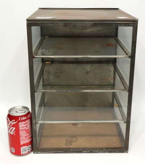 Vintage Tin Display Case - Dixon's Auction at Crumpton