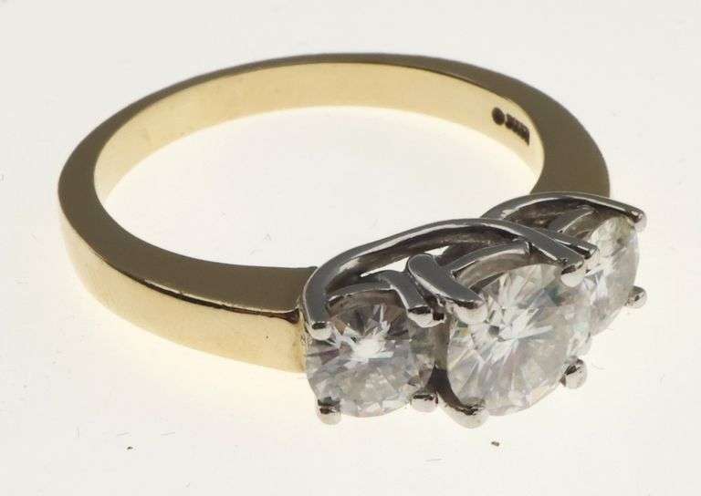 14k Gold 1.80 ct Diamond Ring 5.9g - Dixon's Auction at Crumpton