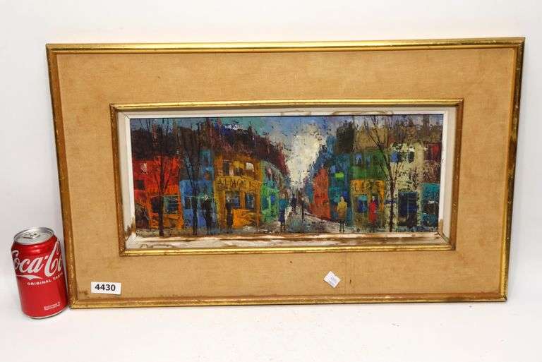 Maurille Prevost Oil Painting - Dixon's Auction at Crumpton