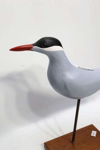 Folk Art Tern Decoy Signed Wjs - Dixon's Auction at Crumpton