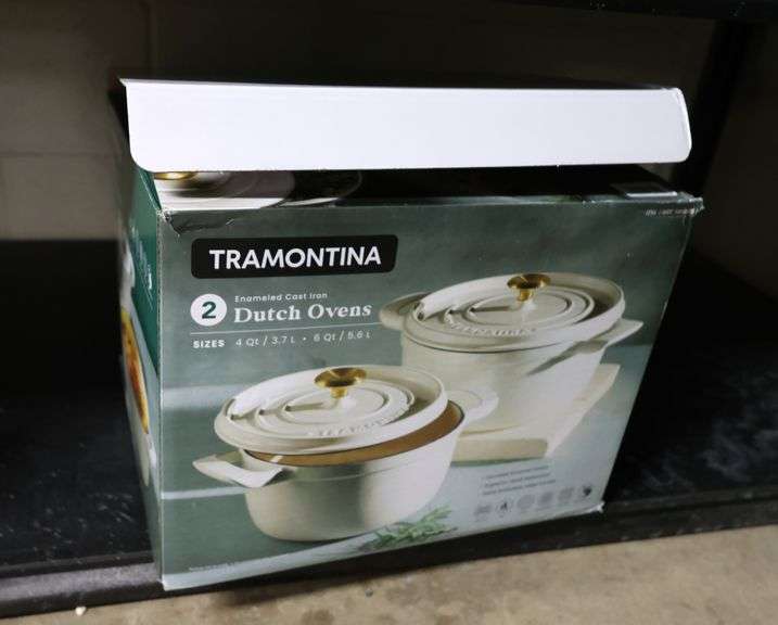 Open Box: Tramontina Set of Two Dutch Ovens, [As-Is, Item(s) Appear New ...