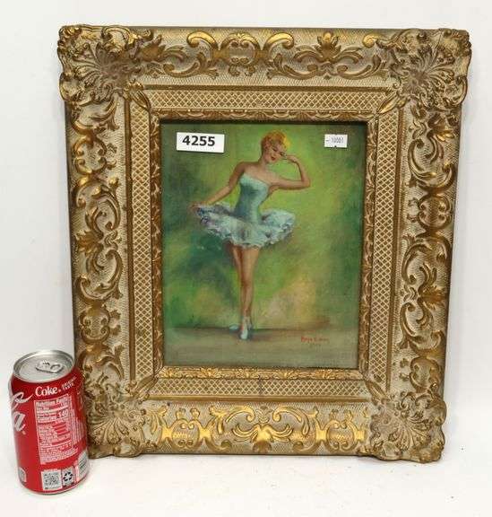 Hope Gibson Oil Painting of Ballerina - Dixon's Auction at Crumpton