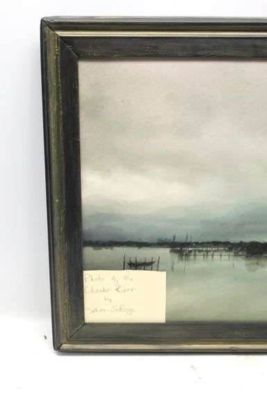Sam Shoge Photograph of the Chester River - Dixon's Auction at Crumpton