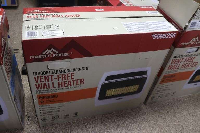 Open Box: Master Forge Gas/Propane Vent Free Wall Heater, [As-Is, Item ...