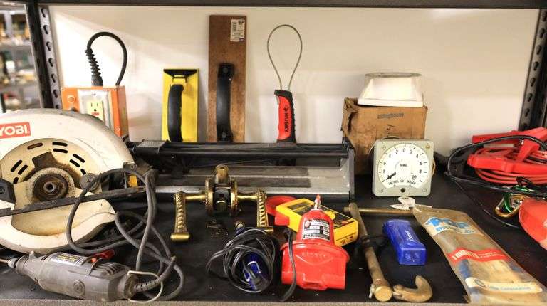 Jumper Cables, Jig Saw, Power Tools, Etc. - Dixon's Auction at Crumpton