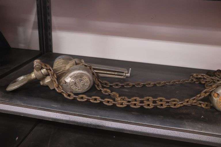 Wright 3 Ton Chain Fall - Dixon's Auction at Crumpton