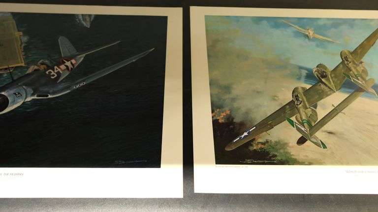 2 WWII Fighter Plane Prints - Dixon's Auction at Crumpton