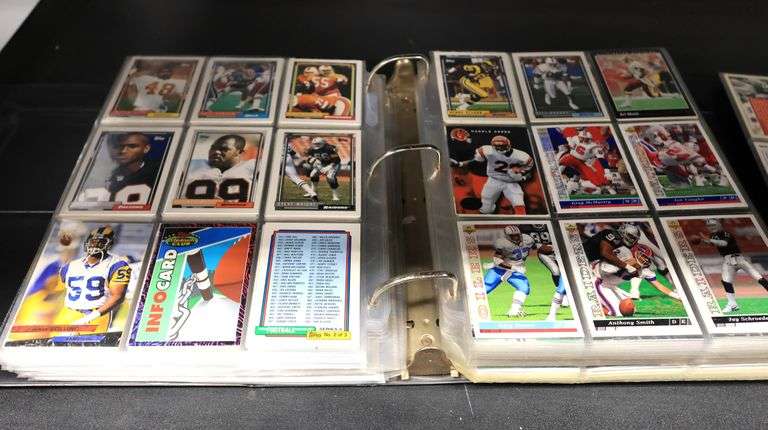 2 Albums of Football Trading Cards - Dixon's Auction at Crumpton