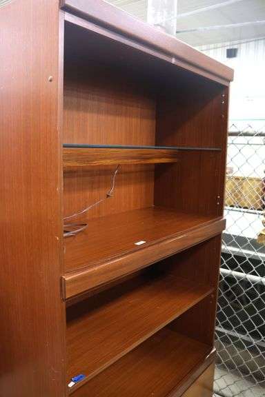 Danish MCM Lighted Bookcase - Dixon's Auction at Crumpton