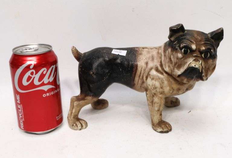 Cast Iron Bulldog Bank - Dixon's Auction at Crumpton