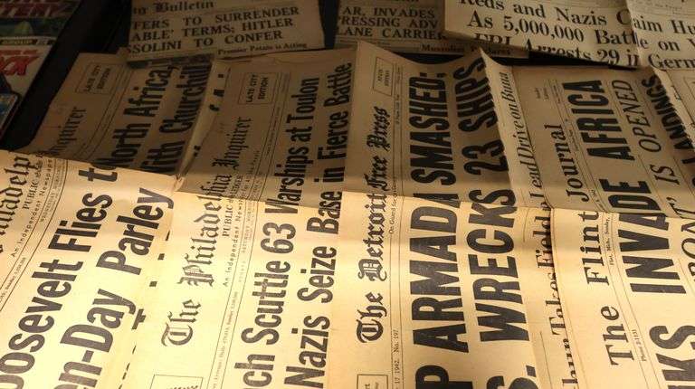 Lot of Vintage Newspapers - Dixon's Auction at Crumpton