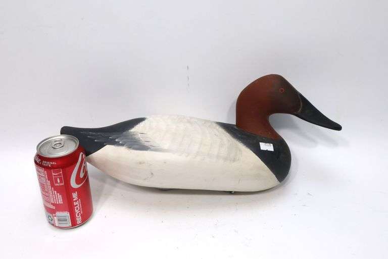 R. Madison Mitchell 1975 Canvasback Duck Decoy - Dixon's Auction at ...