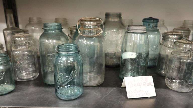 Collection of Vintage . Antique Mason Jars - Dixon's Auction at Crumpton