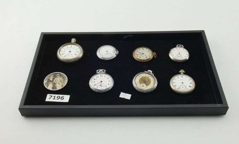 Tray Lot of Pocket Watches - Dixon's Auction at Crumpton