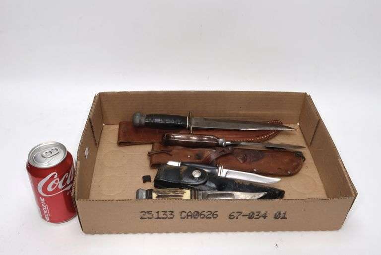 Group of Collectible Knives By Coles, Edgemark, Puma, Buck - Dixon's ...