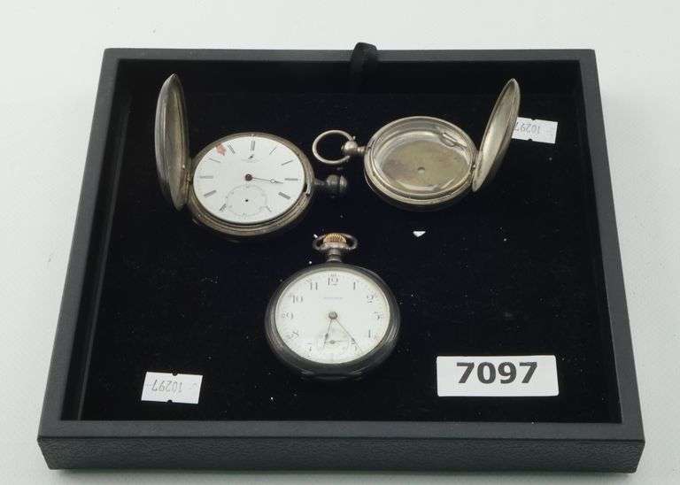 (2) Pocket Watches & 1 Case - Dixon's Auction at Crumpton