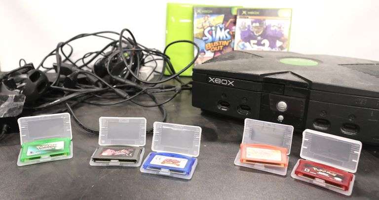Xbox Console & Games, Pokemon Game Boy Advance Games - Dixon's Auction ...