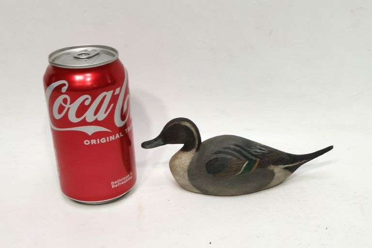 Reggie Birch Miniature Pintail Duck Decoy - Dixon's Auction at Crumpton