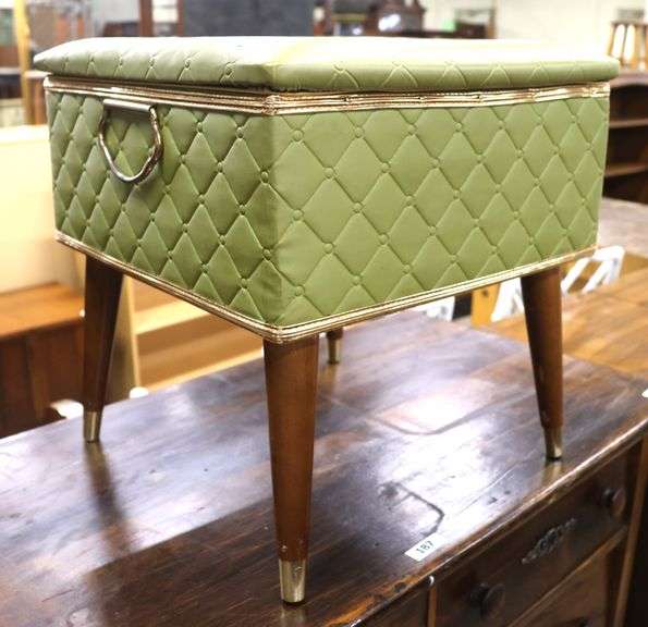 MCM Ottoman with Storage - Dixon's Auction at Crumpton