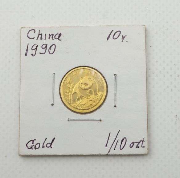 1990 1/10 Oz Chinese Panda - Dixon's Auction at Crumpton